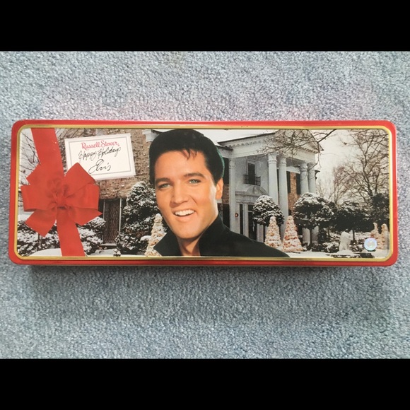 Russell Stover | Holiday | Elvis Presley Christmas Candy Tins Without ...